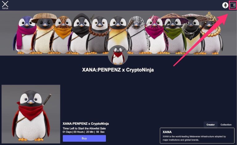 【NFT】XANA:PENPENZ（ザナ：ペンペンズ）とは？特徴と買い方、優先購入権（WL/AL）入手方法を解説