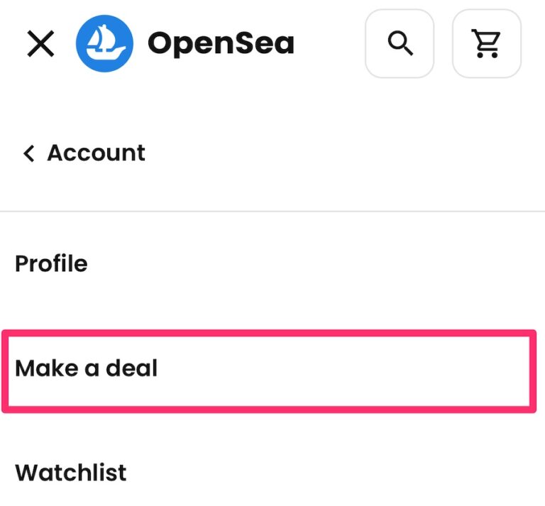 OpenSea（オープンシー）でNFTを交換する方法「Deals（ディールズ）」 | バンドマンと音楽NFT