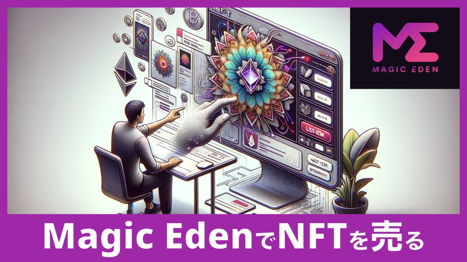 Magic Eden(マジックエデン)のNFT出品手順を徹底解説 | バンドマンと音楽NFT